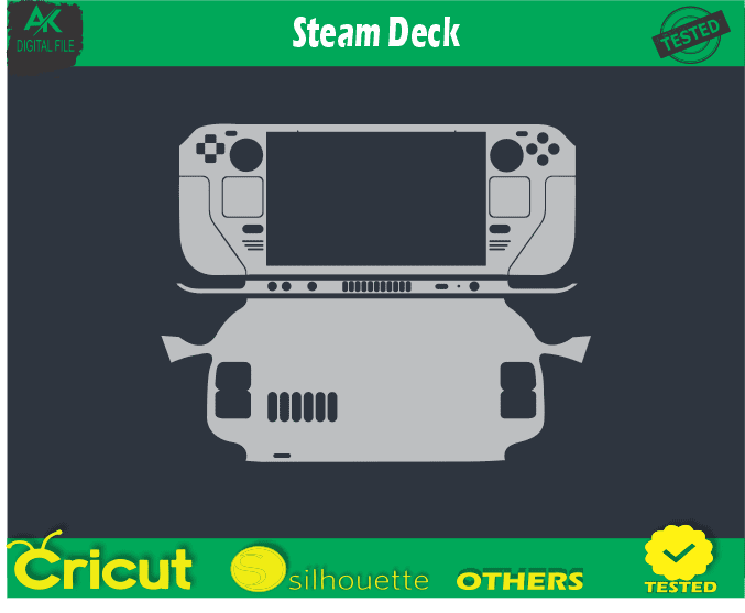 Steam Deck Skin Template